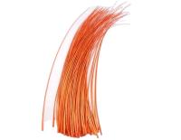 China Millinery Supplies Ostrich Feather Quill with Dyed Pattern 50-55cm for sale
