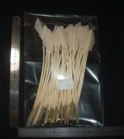 China Dyed Arrow Head Striped Turkey Feather Quill with Silk Screen Printing for sale