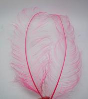 China Handmade Multi Colored Millinery Feather Burnt Ostrich Plumes Feather 50-55cm for sale