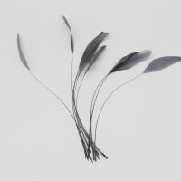 China 8-10 inch Chicken Feather Party Decoration Stripped Coque Create a Stunning Atmosphere for sale