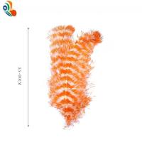 China Two Tones Colour Ostrich Feather Plumes 50-55cm Size for Decoration for sale