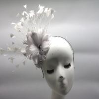 China Shipping DHL UPS FEDEX EMS TNT Elegant Party Headband with Goose Feather Flower Mount for sale