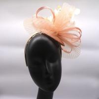 China Shipping UPS DHL EMS Fedex TNT Perfectly Dyed Sinamay Base and Feather Fascinator Hat for sale