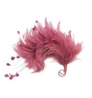 China Event Party Supplies Feather Mounts Hackle Millinery Feather Flowers 15x30cm for sale