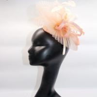 China Shipping UPS DHL EMS Fedex TNT Perfectly Dyed Sinamay Base and Feather Fascinator Hat for sale