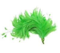 China Event Party Supplies Feather Mounts Hackle Millinery Feather Flowers 15x30cm for sale