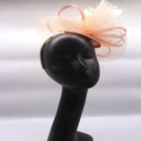 China Shipping UPS DHL EMS Fedex TNT Perfectly Dyed Sinamay Base and Feather Fascinator Hat for sale