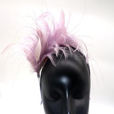 China Party Hair Decoration Goose Feather Flower Mount and Headband for a Sophisticated Look for sale
