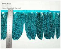 China Goose Feather Fringe Trim and Satin Ribbon for Shipping DHL UPS FEDEX TNT for sale
