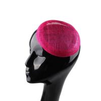 China Millinery Supplies Sinamay Hat Base With 14Cm Size And Goose Feather for sale