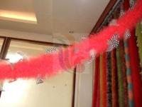 China Dyed Marabou And Coque Feather Boa Highly Durable 2 Yards Length for sale