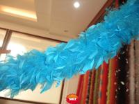 China Dyed Marabou And Coque Feather Boa Highly Durable 2 Yards Length for sale