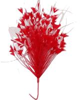 China Elevate Your Dress Decoration with Chicken Feather Flower Mount and Wire Accessory for sale