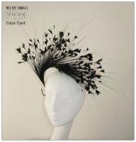China Elevate Your Dress Decoration with Chicken Feather Flower Mount and Wire Accessory for sale