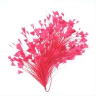 China Elevate Your Dress Decoration with Chicken Feather Flower Mount and Wire Accessory for sale