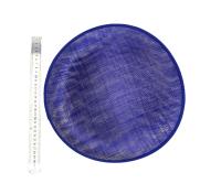 China Silk Screen Printing Sinamay Base and Feather Fascinator Hat with Headband 30cm Width for sale