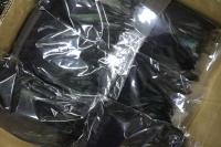 China Black Coque Feather Fringe Trim With Satin Ribbon Shipping Via FedEx 4-6 Inches for sale