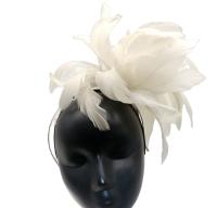China 15*30 cm Goose Feather Flower Mount with Wire Accessory Versatile for sale