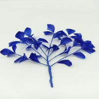 China 15*30 cm Goose Feather Flower Mount with Wire Accessory Fast and Secure UPS Shipping for sale