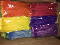 China Length 1 Meter Rooster Coque Feather Fringe Trim with Satin Ribbon for sale