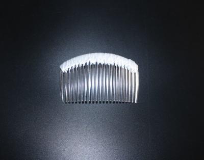 China Wedding Decoration Plastic Ribbon Comb Sinamay Hat Comb with 4*8 cm Size DHL Shipping for sale