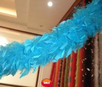 China Dyed Marabou And Turkey Feather Boa Event Party Supplies 2 Yards for sale