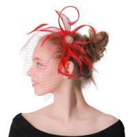 China Dyed Party Decoration Sinamay and Veil Fascinator with Headband Perfect Shipping via DHL UPS FEDEX EMS TNT for sale
