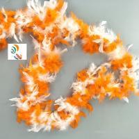 China Colourful Marabou And Turkey Chandelle Boa Feather Scarf For RAMADAN Occasion for sale