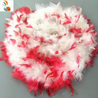 China Colourful Marabou And Turkey Chandelle Boa Feather Scarf For RAMADAN Occasion for sale