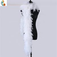 China Turkey Chandelle And Marabou Feather Boa Party Decor With Patterned Dyed for sale