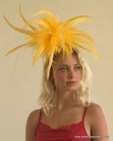 China 20*30 cm Party Decoration Rooster Coque Feather Fringe Trim with Satin Ribbon Tape for sale