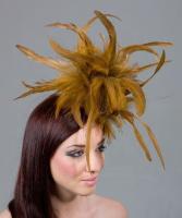 China 20*30 cm Party Decoration Rooster Coque Feather Fringe Trim with Satin Ribbon Tape for sale