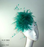 China Dyed Hackle And Coque Feather Mounts , Chicken Flower Feather Headband for sale