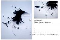 China Stripped Goose Flower Feather Headband , Year Occasion Feather Flower Crown for sale