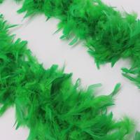 China Marabou And Turkey Chandelle Feather Boa , Green Feather Scarf Festival Decoration for sale