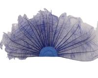 China Millinery Supplies Feather Hand Fan Dyed Pattern Shipping DHL UPS FEDEX EMS TNT for sale