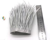 China Goose Biot Feather Fringe Trim with Satin Ribbon Shipping DHL UPS FEDEX EMS TNT for sale