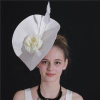 China Shipping DHL UPS FEDEX EMS TNT Church Party Decoration Sinamay Base Feather Fascinator for sale