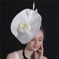 China Shipping DHL UPS FEDEX EMS TNT Church Party Decoration Sinamay Base Feather Fascinator for sale