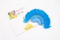 China 10x15cm Stripped Hackle Feather Fan Professional Shipping DHL UPS FEDEX EMS TNT for sale