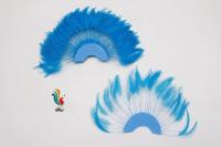 China 10x15cm Stripped Hackle Feather Fan Professional Shipping DHL UPS FEDEX EMS TNT for sale