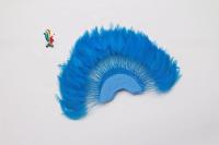 China 10x15cm Stripped Hackle Feather Fan Professional Shipping DHL UPS FEDEX EMS TNT for sale