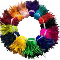 China 5-6 Inch Shoes Decoration Saddle Hackle Feather for Festival for sale