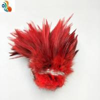 China 5-6 Inch Shoes Decoration Saddle Hackle Feather for Festival for sale