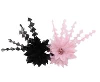 China 10*30 cm Ostrich Feather Flower Mount with Wire Accessory of Goose Feather for sale