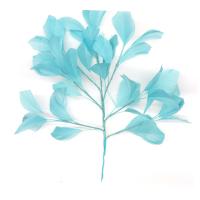 China Goose Feather Flower Party Decoration with Wire Accessory and Fast Shipping Worldwide for sale