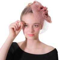 China 10*20 cm Party Decoration Sinamay Feather Fascinator with Headband for sale