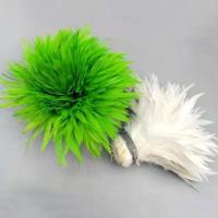 China Unique Pattern Dyed Saddle Hackle Feather With DHL UPS FEDEX EMS TNT Shipping for sale