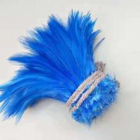 China Unique Pattern Dyed Saddle Hackle Feather With DHL UPS FEDEX EMS TNT Shipping for sale