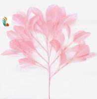 China Goose Feather Flower Party Decoration with Wire Accessory and Fast Shipping Worldwide for sale